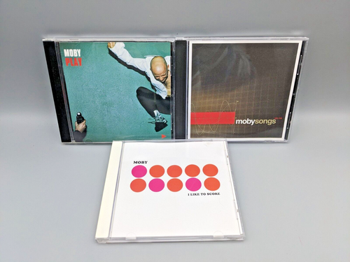 Moby - 3 CD Lot - 90s EDM Dance Electronic I Like To Score Songs 93-98 ...