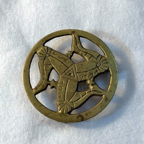 Brass Triskelion Isle Of Man Trivet Vintage English | eBay