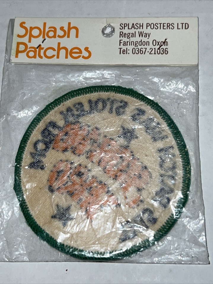 Splash Patches “This Patch Was Stolen From Scotland Yard” NEW Original ...