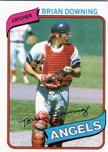 1980 Topps #602 Brian Downing California Angels EX-MT | eBay