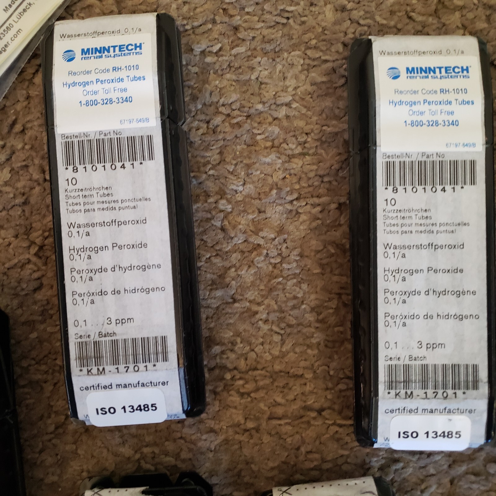 HUGE LOT o Drager Accuro Pump & Hydrogen Peroxide Acetic Tubes ...