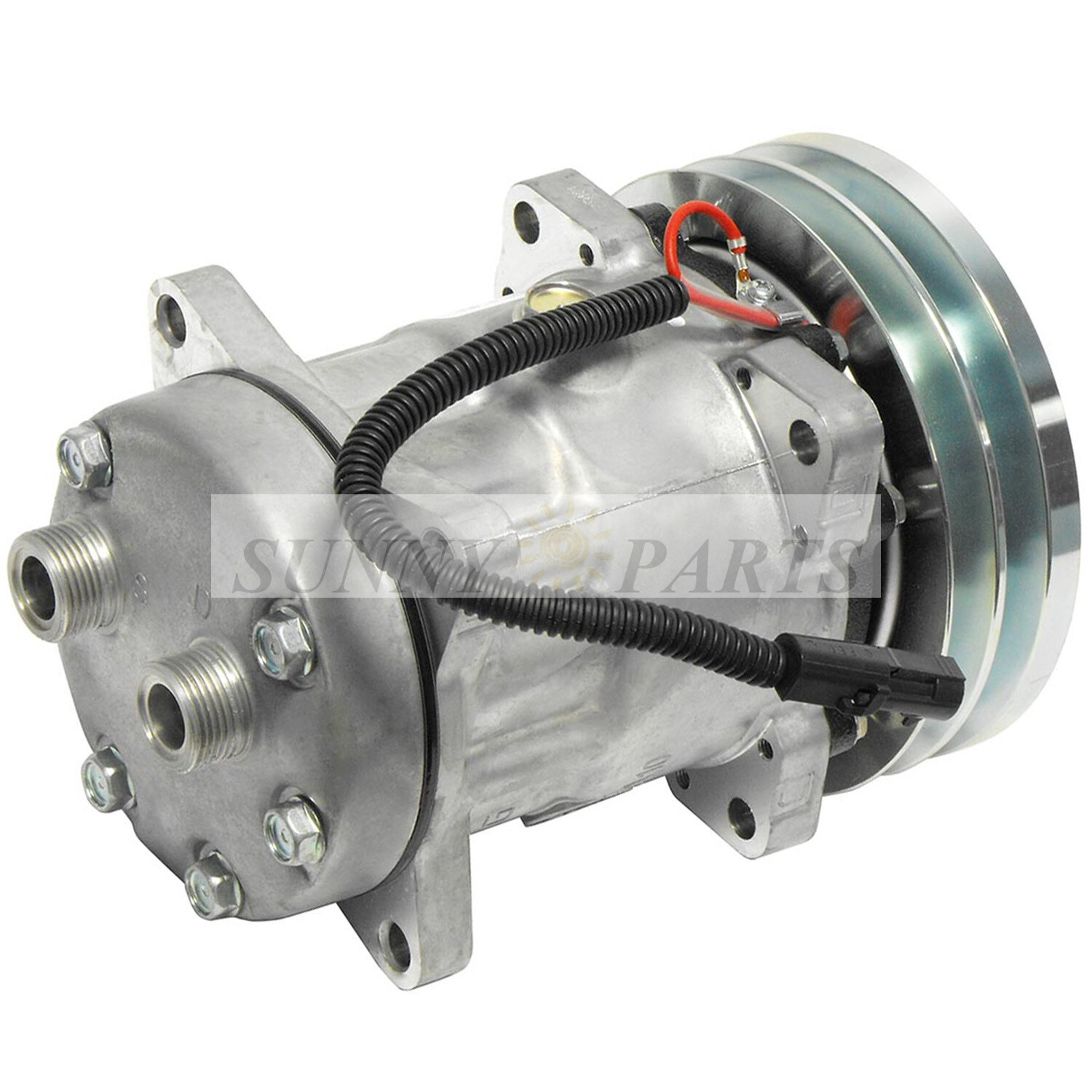 86993462 A/C Compressor 12V for Case 2366 5088 FLX3010 3150 A8000 650K ...