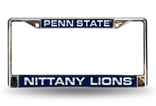 Penn State University Nittany Lions Chrome Metal License Plate Frame ...