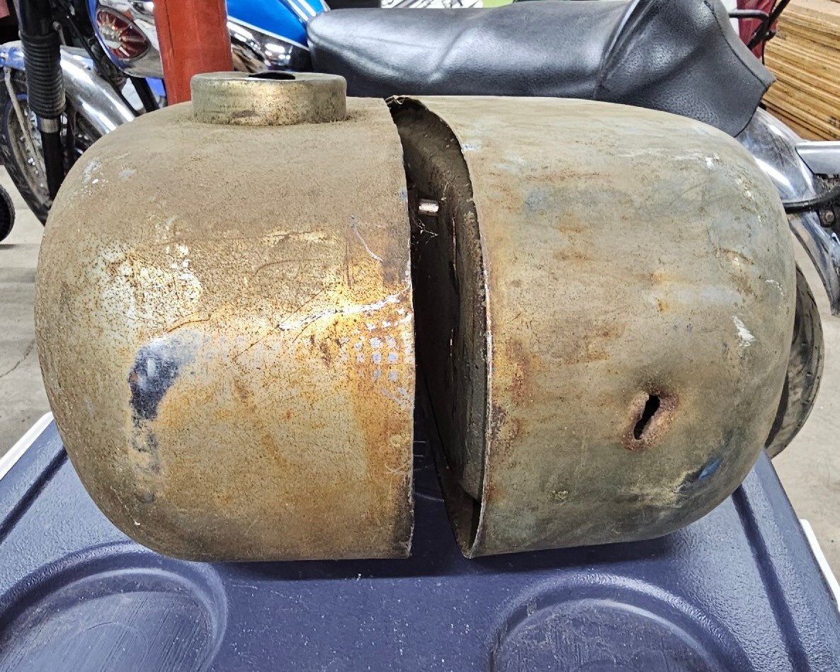 Vintage Marman Twin Schwinn Gas Tank Motorcycle Motorbike Jack Heintz ...