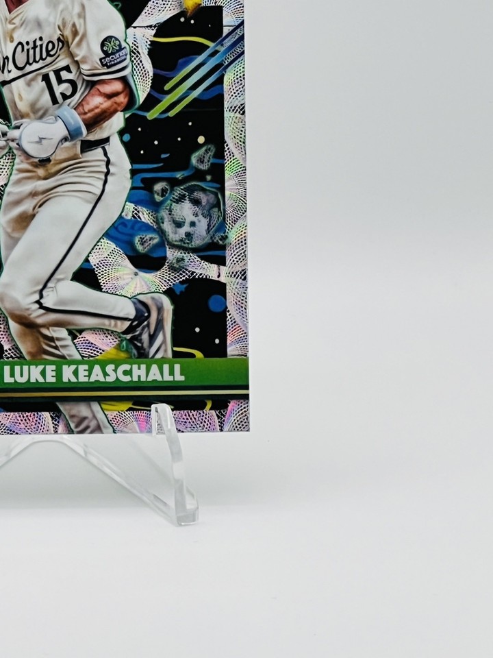 2025 Topps Chrome Cosmic - Luke Keaschall - Nucleus Refractor - #153 | eBay