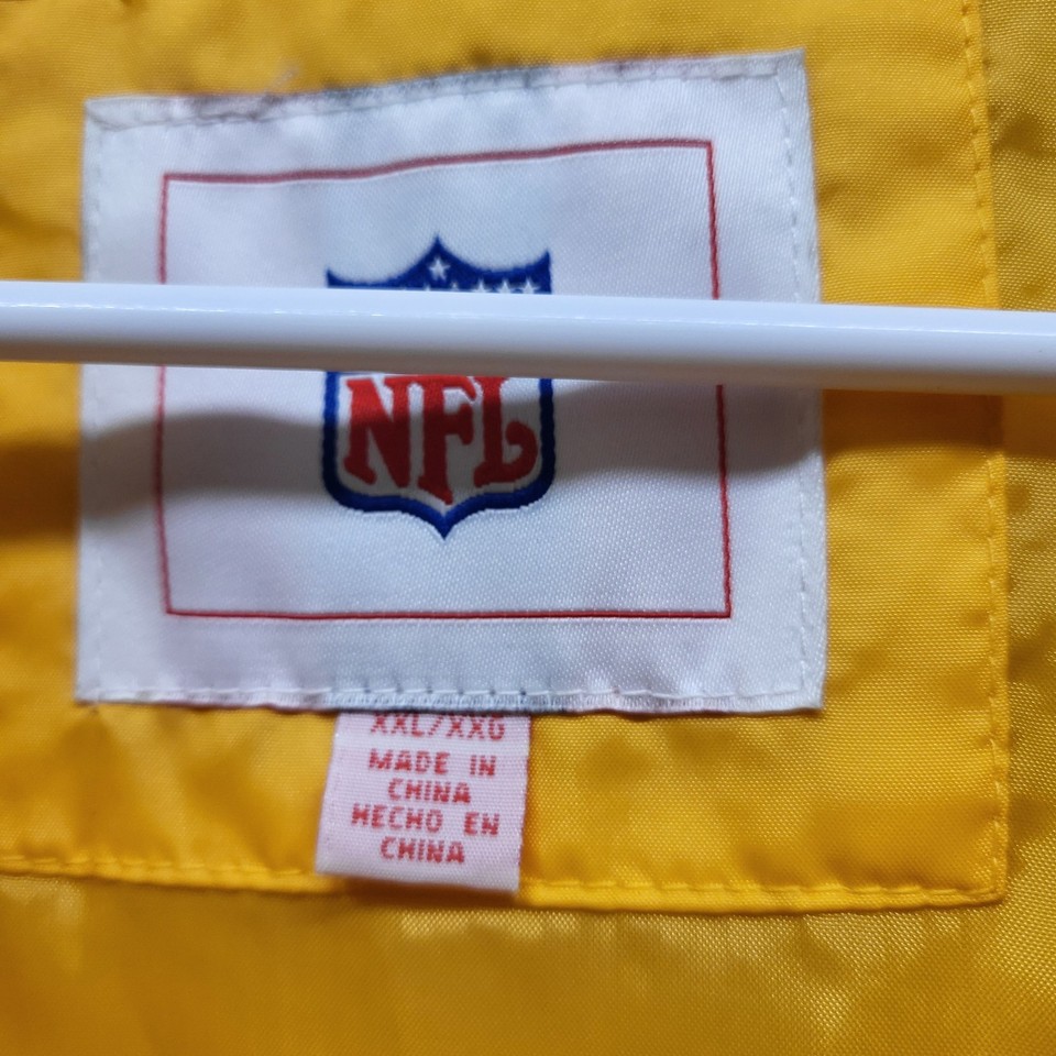 Nfl Licensed Mens Pittsburgh Steelers Full Zip Embroidered Wind Rain ...