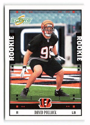 2005 Score #346 David Pollack Rookie Cincinnati Bengals RC | eBay