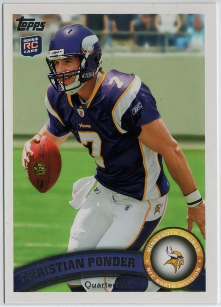 2011 Topps Christian Ponder Rookie Card #238 | eBay