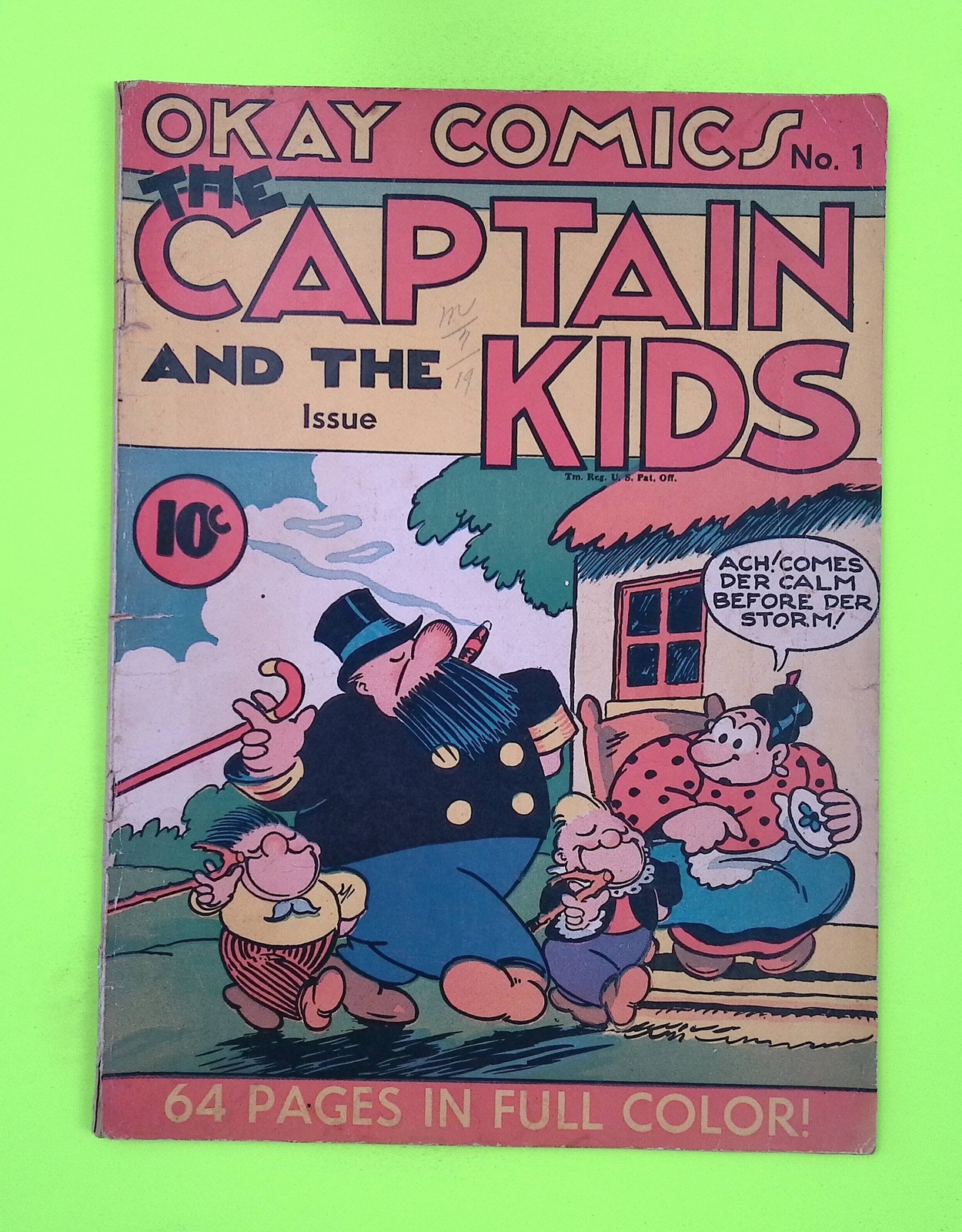 Okay Comics #1 One-Shot 1940 United Features Syndicate 3.0 Comic Book ...