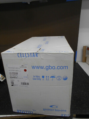 SEALED BOX OF 120 GREINER BIO-ONE 639160 145/20mm CELLSTAR TC CELL ...