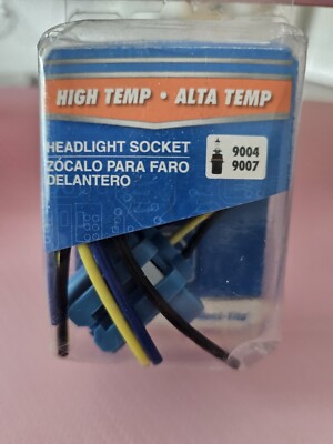 High Temp Headlight Bulb Harness Plug Pigtail Socket to Fit 9004/9007 ...