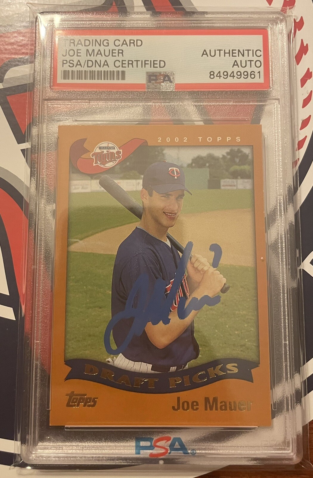 2002 Topps #622 Joe Mauer Signed Card (Rookie! PSA) | eBay