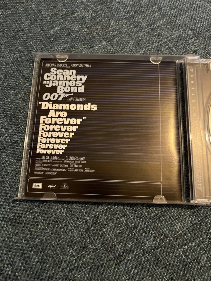 007 DIAMONDS ARE FOREVER James Bond OST John Barry Shirley Bassey ...