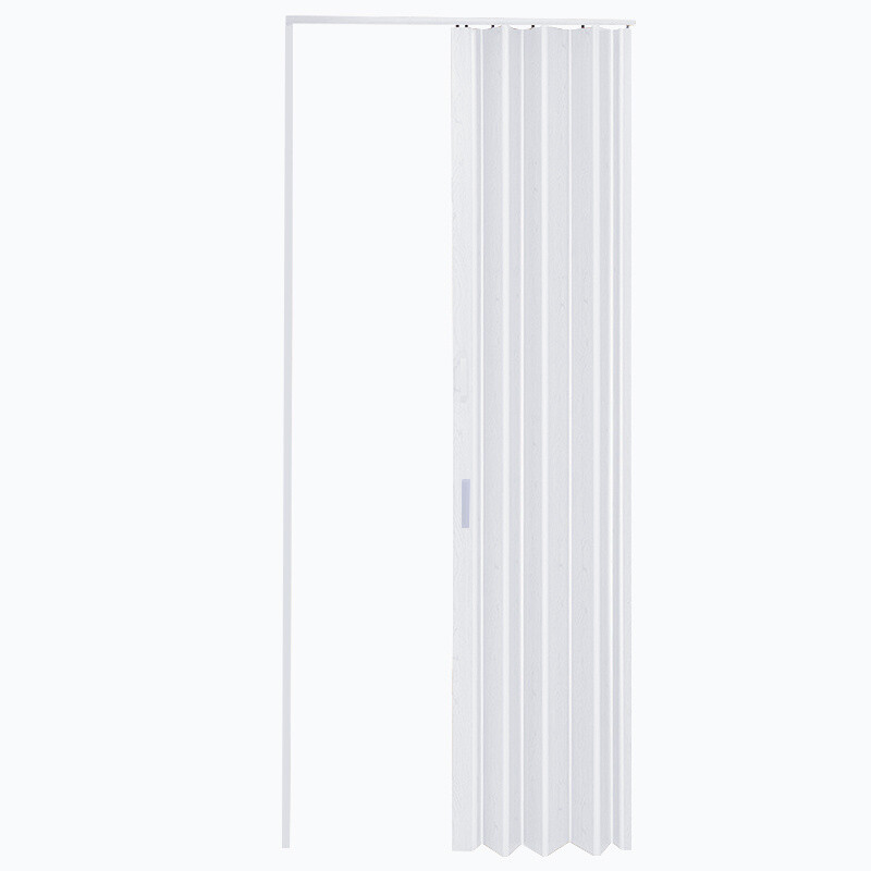 PVC Indoor Home Folding Concertina Sliding Door Glass Panel Washable Bi ...
