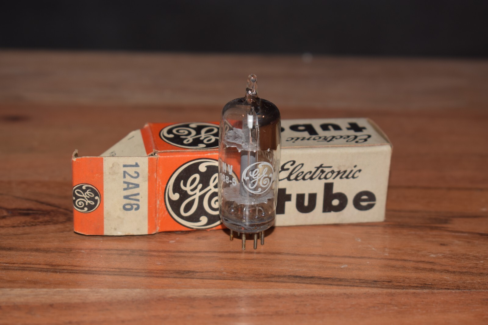 NOS GE 12AV6 VINTAGE TUBE - NEW OLD STOCK IN BOX - INV607 | eBay