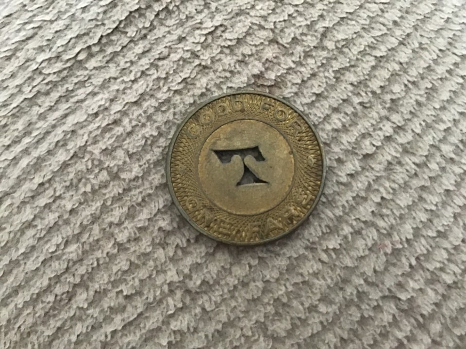 US. MASS TRANSIT ADMINISTRATION GOOD FOR ONE FARE Token | eBay