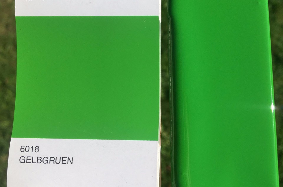 Peinture carrosserie: LAQUE APPRÊT EPOXY 2K VERT RAL 6018 + durcisseur ...