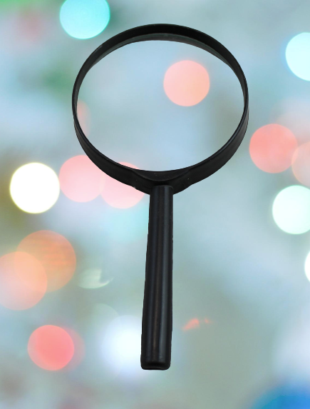Handheld Magnifying Glass 3X Power REAL Glass Magnifier 6 inch overall ...