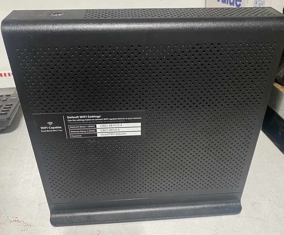 Technicolor DPC3941B Comcast Business Dual Band WiFi Cable Modem Router ...
