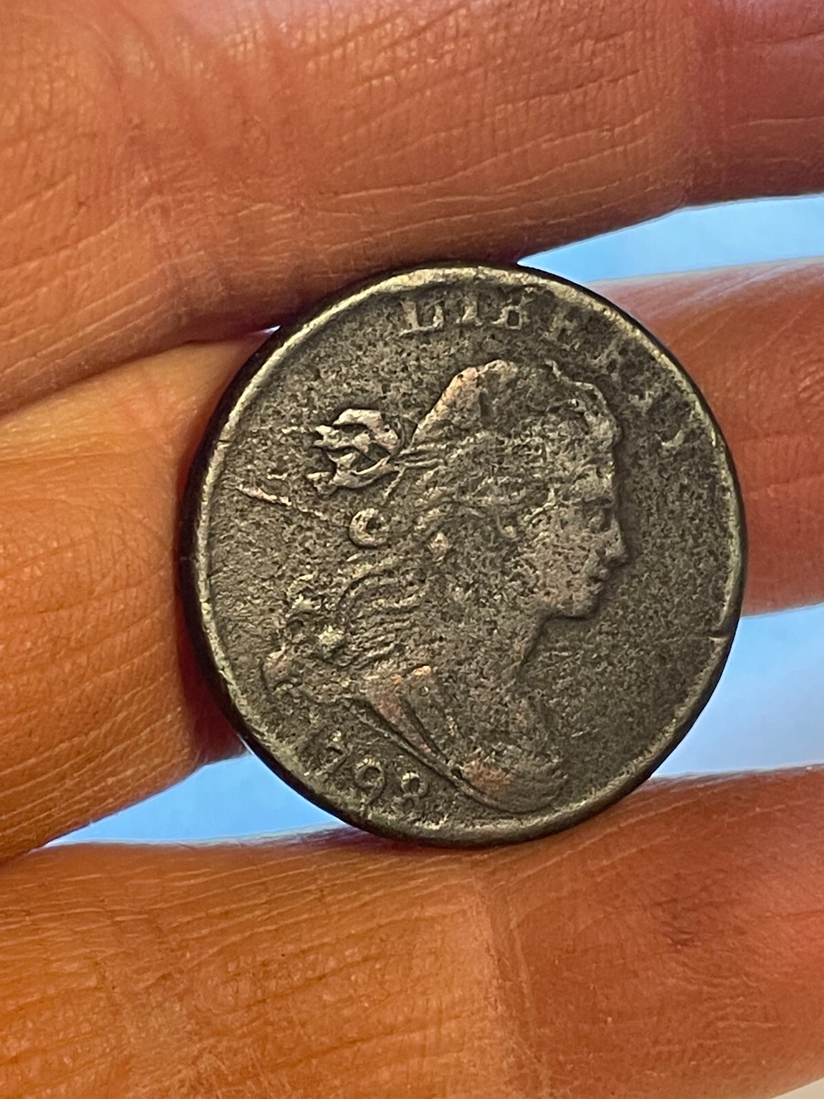 1798 DRAPED BUST LARGE CENT FANTASTIC DETAIL | eBay