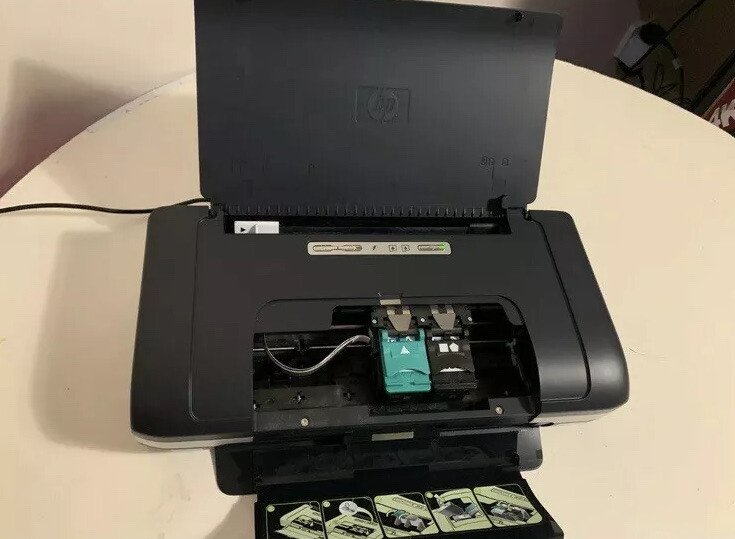 HP Officejet H470 Portable Mobile A4 Printer With Battery Full Inks ...
