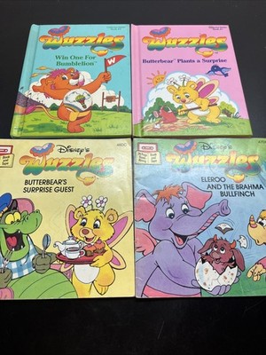 Vintage Wuzzles books vintage 2 hardcover 2 Soft 80s Disney cartoon ...