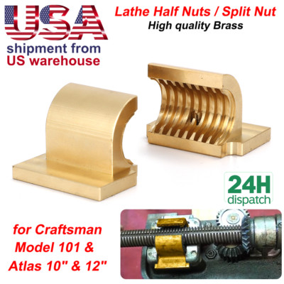 For Atlas / Craftsman 10F-12 10" & 12" Lathe Half Nuts / Split Nut ...