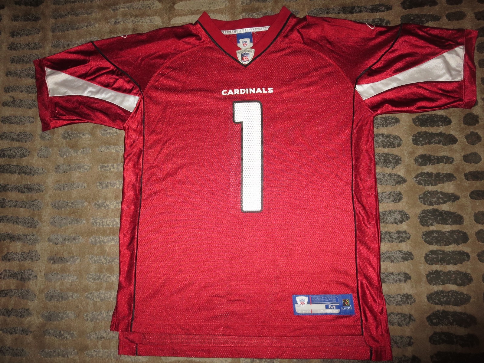 Neil Rackers #1 Arizona Cardinals Reebok NFL Football Jersey Medium M ...