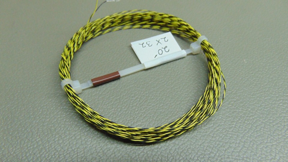 Twisted Pair 20 ft 32 AWG Silver Plated Copper PTFE Wire SPC USA .0120 ...