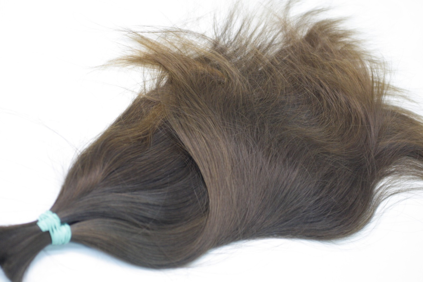 LUX BROWN THIN Natural Ukrainian Slavic Hair Extension 45cm/18" & 96gr ...