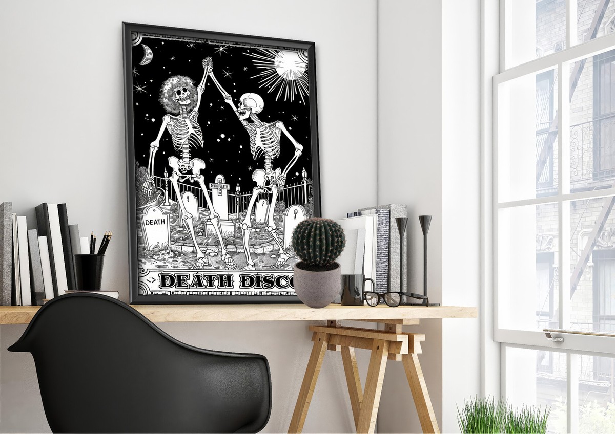 Dankbare Dode Skelet Poster Death Skateboards