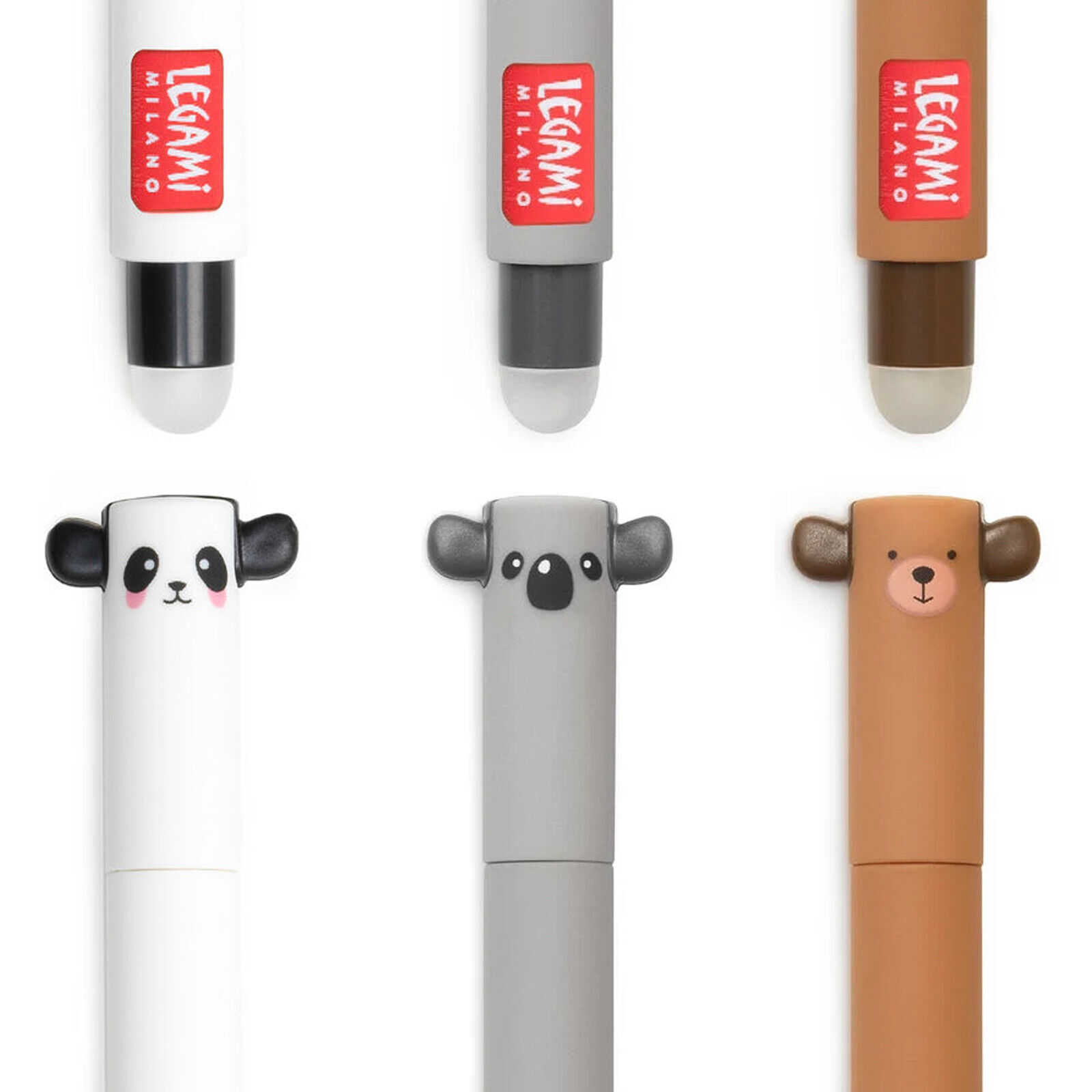 Erasable Pen Legami Cute Animal Gel Pens School Stationery - Cutie Set ...