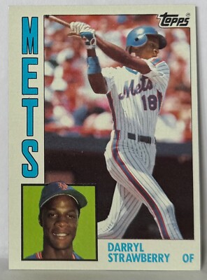 1984 Topps #182 Darryl Strawberry RC Rookie M4 | eBay