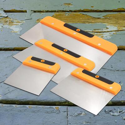 Putty Knife, Stainless Steel Comfort Handle Hand Tool Spatula, for Wall ...