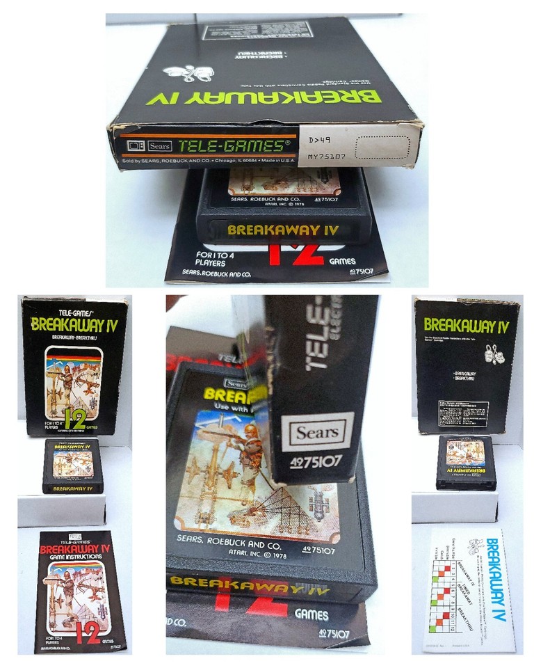 🕹️ $765 RARE 1983 Sears Video Arcade II Console +15 CIB ATARI 2600 ...