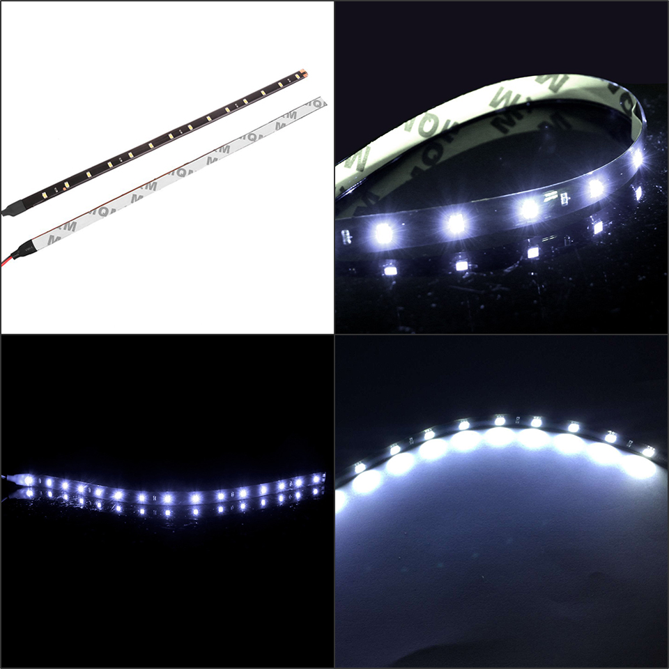 Lot Waterproof 12''/15 DC 12V Motor LED Strip Underbody Light For Car ...