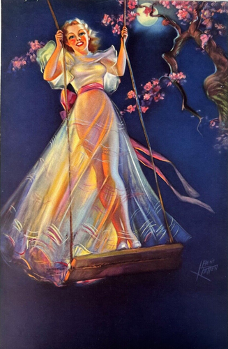 Swingtime, Original Vintage 1930s Irene Patten Pin-Up Print Collectible ...