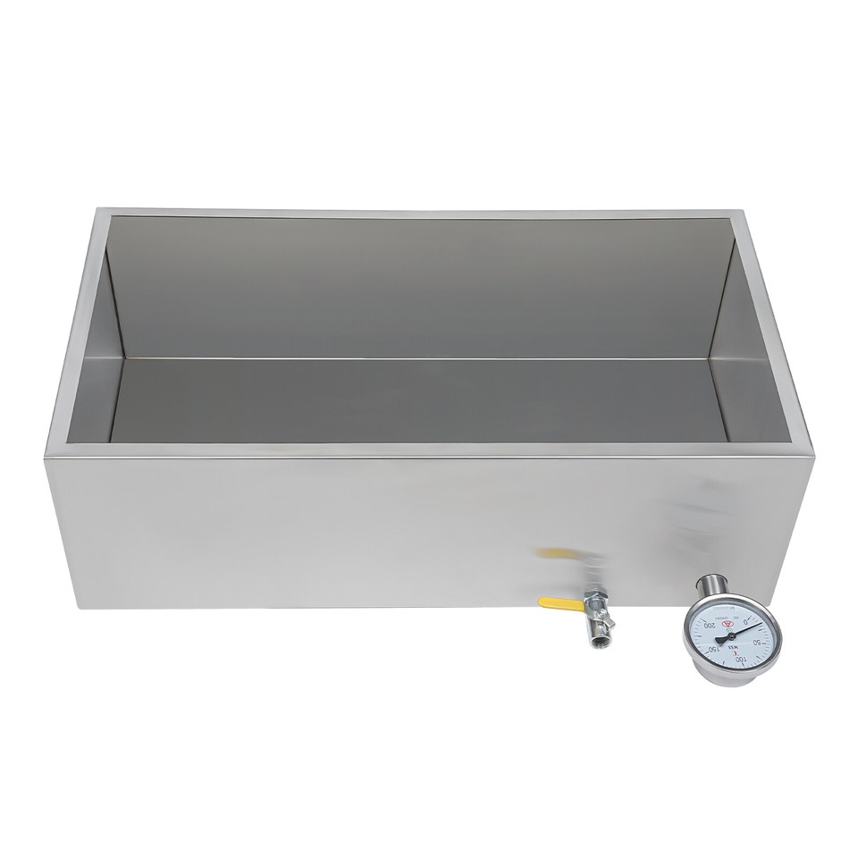 Stainless Steel Maple Syrup Evaporator Pan W/ Valve and Thermometer ...