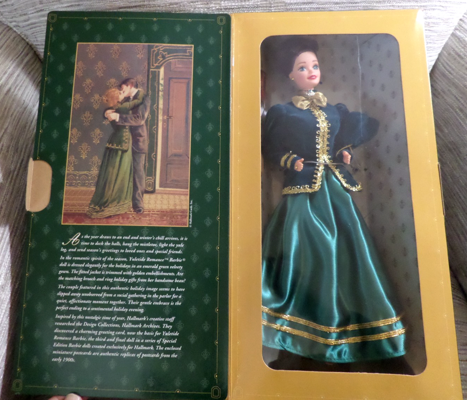 1996 BARBIE HALLMARK SPECIAL EDITION YULETIDE ROMANCE 3RD IN SERIES ...