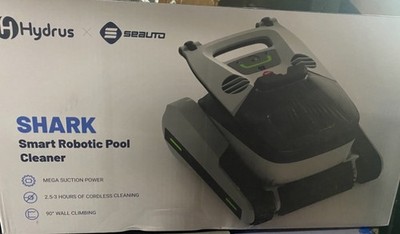 SEAUTO HYDRUS SHARK CORDLESS ROBOTIC POOL VACUUM CLEANER "PARTS OR NOT ...