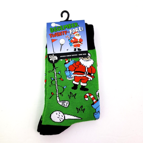 Main And Local Santa Golf December Twenty Fore Adult One Size Graphic ...