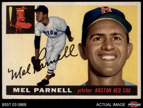 1955 Topps #140 Mel Parnell Red Sox 2.5 - GD+ | eBay