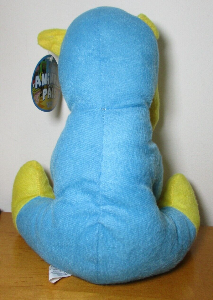 w/ Tag ~ Animal Pals. Blue & Yellow 12" Plush Dog. 2019 Kelly Toy | eBay