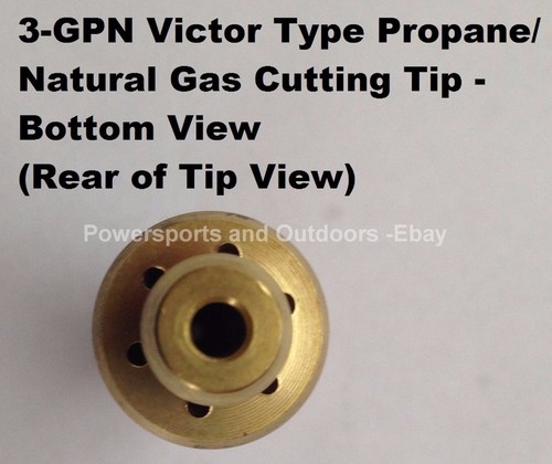 Propane/Natural Gas Cutting Tip 3-GPN #0,1,2,3 for Victor Type Torch -4 ...