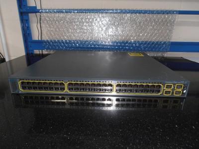Cisco Catalyst 3750 Series WS-C3750G-48PS-E 48 Port PoE Gigabit Switch ...