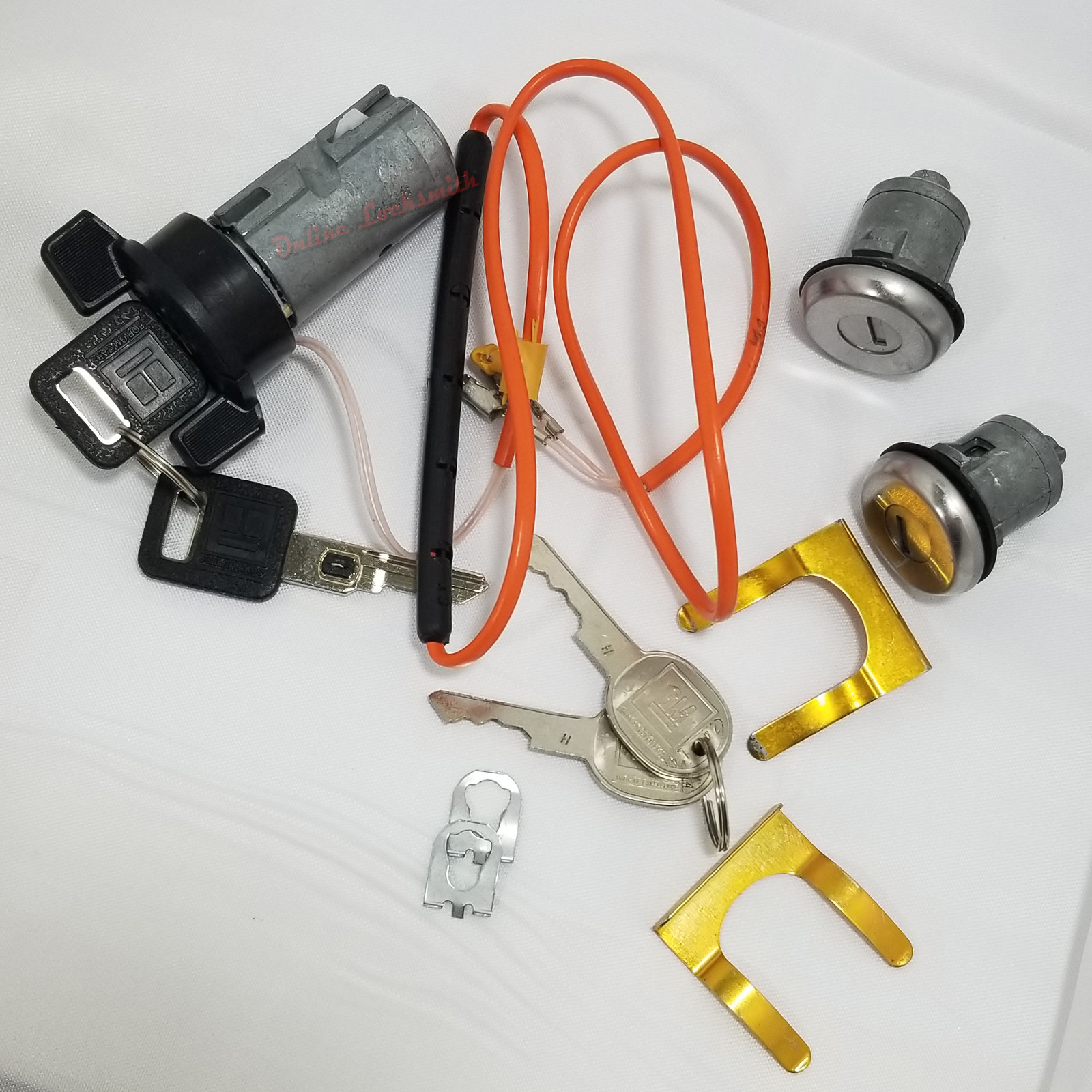 Ignition Switch Cylinder and Door Locks For GM VATS Vehicles Include 2 ...