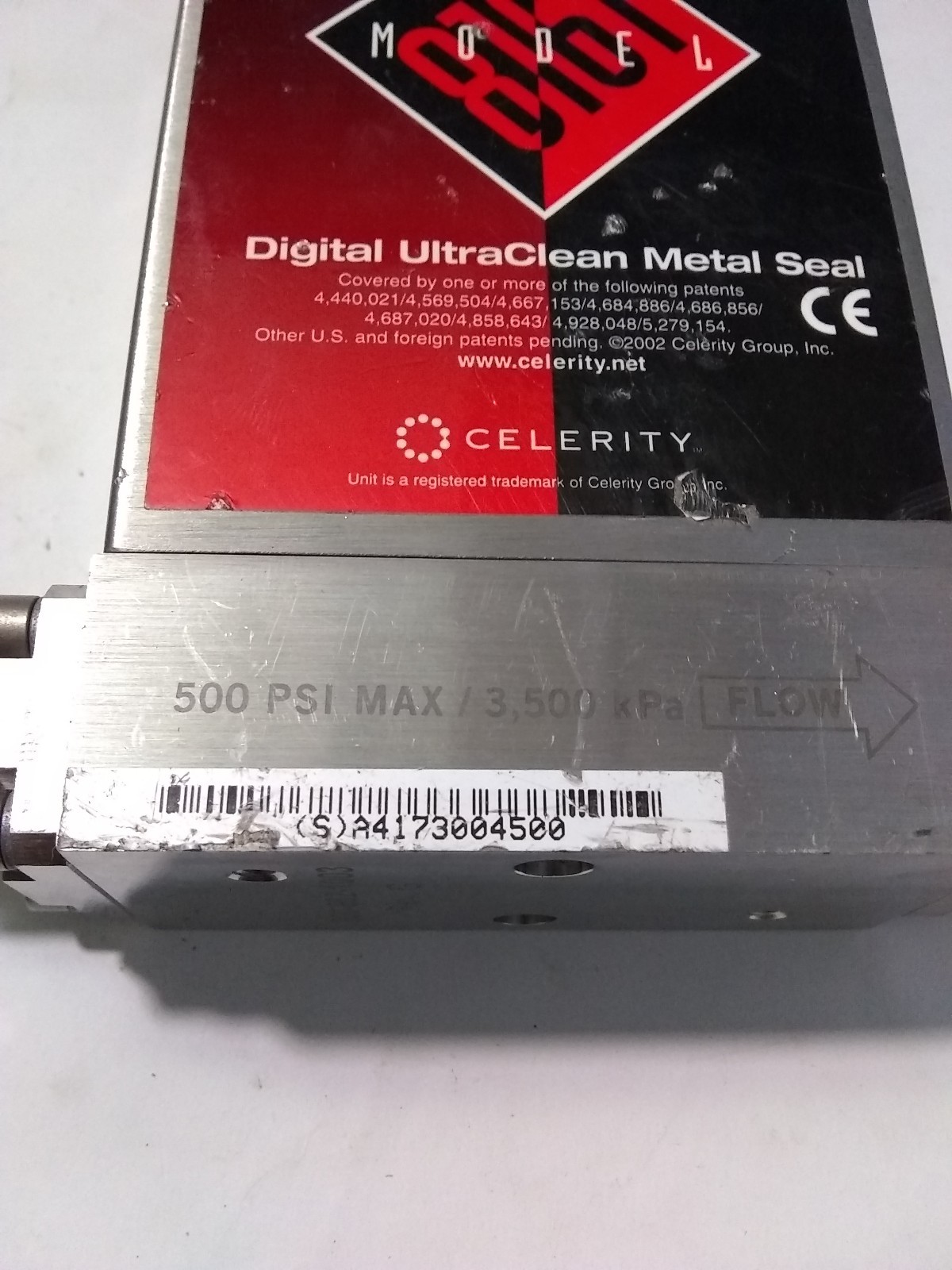 Unit UFC-8161 Mass Flow Controller 30L 02 500PSI MAX/ 3500 KPa | eBay