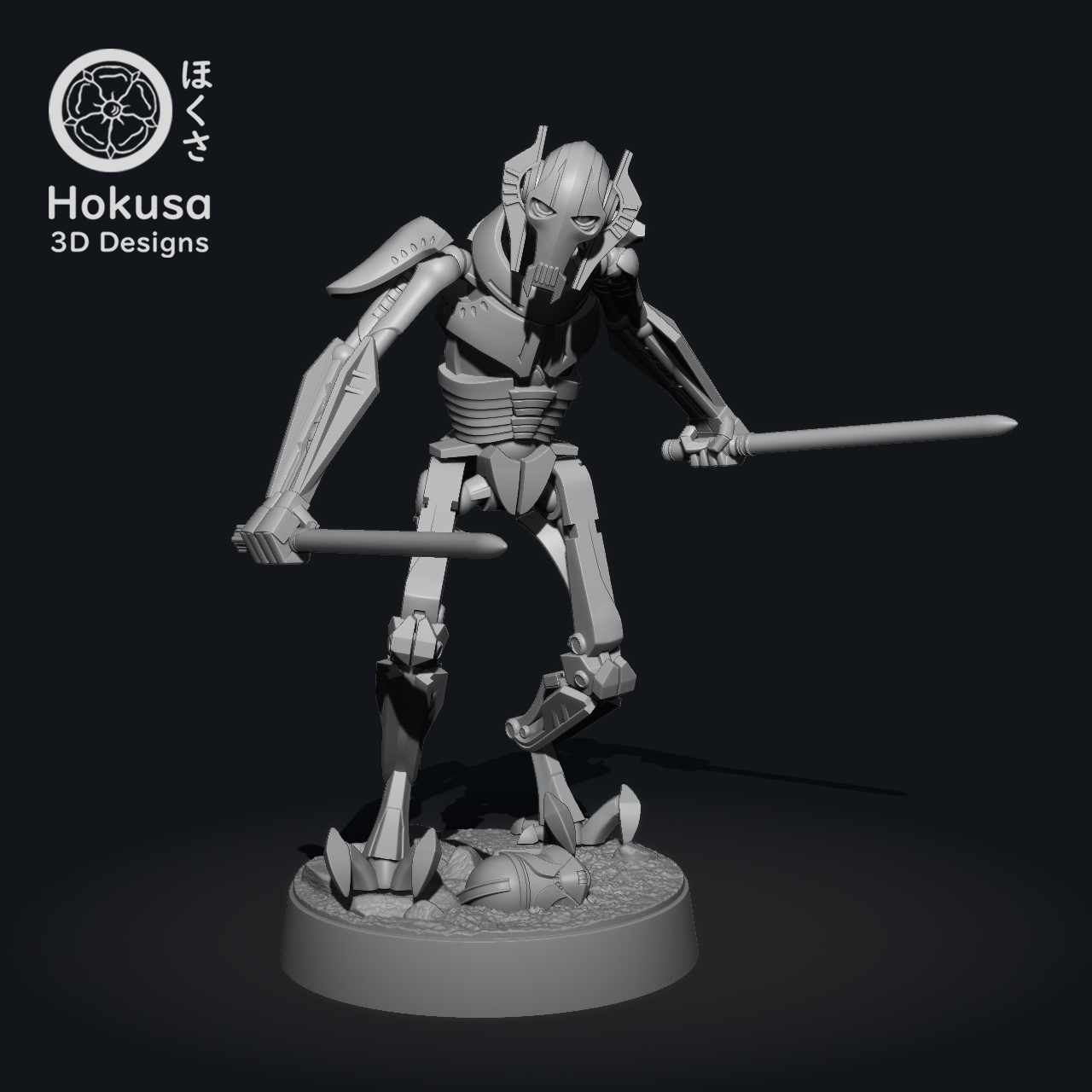 The Cyborg General (1) - Star Wars Legion Scale/Roleplay resin ...