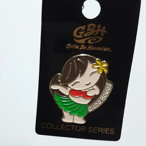 NEW Gotta Be Hawaiian Aloha Hawaii Hula Girl Lapel Pin | eBay