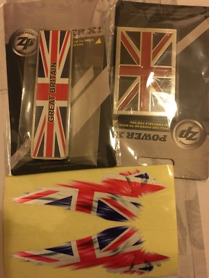 UNION JACK UK Flag CHROME SELF ADHESIVE CAR BADGE EMBLEM Sticker Set | eBay